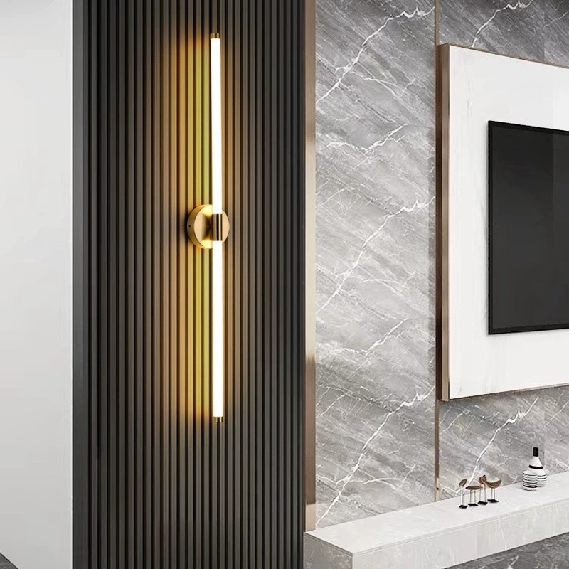 Bamroka Long Cylinder Tube Wall Light | Screed